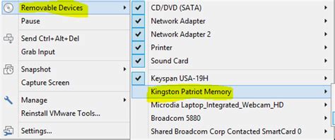USB Thumb Drive Not Showing In VMware Workstation Virtualization Howto
