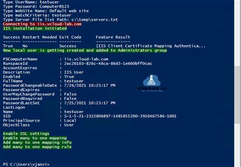 Automate Many To One Client Certificate Mappings For Iis Hardening Using Powershell Vgeek