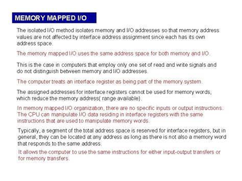 Chapter 11 Inputoutput Organization Isolated Versus Memory Mapped