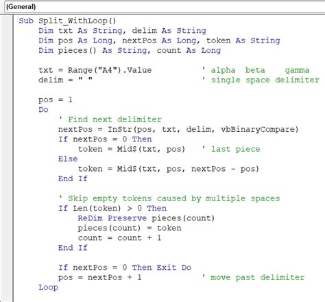 How To Split A String Into An Array In Excel Vba 4 Examples Excel Insider