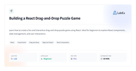 React Drag And Drop Puzzle Game Beginner Project Labex
