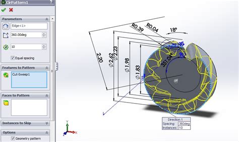 tutorial how to create a double helical gear in solidworks usefull