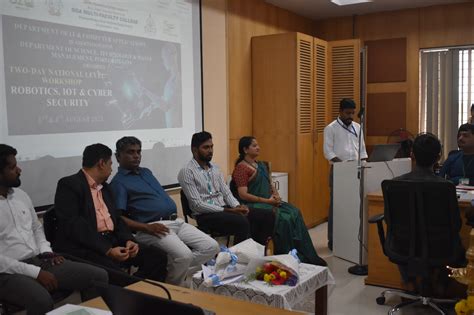 Two Day National Level Workshop On Robotics Iot And Cyber Security Goa