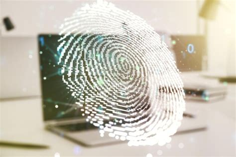 Premium Photo Multi Exposure Of Abstract Graphic Fingerprint Sketch