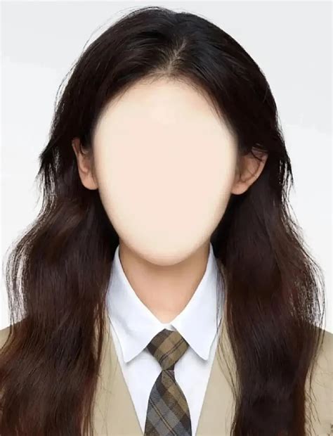 韩式证件照模板来了！ 证件照 韩版证件照 P图