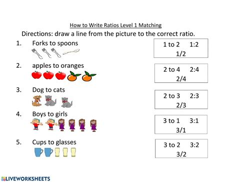 writing ratios worksheet writing worksheets