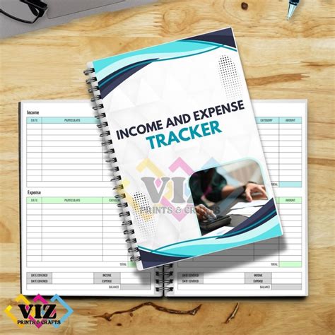 Income And Expense Tracker Log Book Record Book Journal