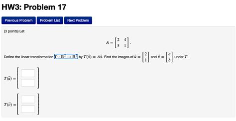Solved Hw3 Problem 15 Previous Problem Problem List Next