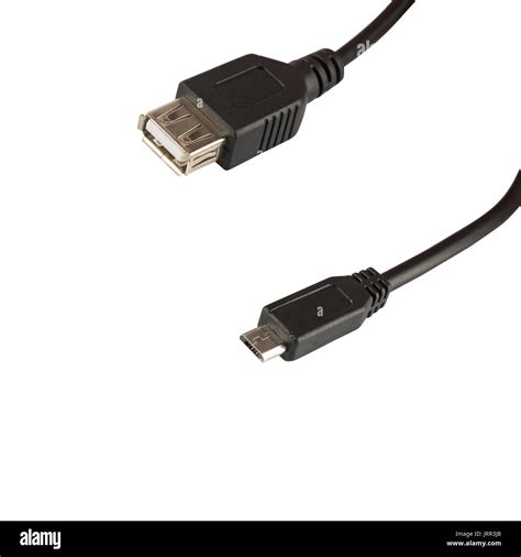 Usb Cable Isolated Stock Photo Alamy