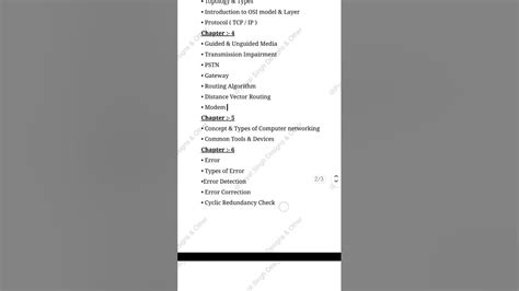 Jharkhand Polytechnic 4th Semester Chapter Wise Important Topics Dccn