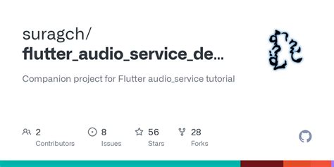 GitHub Suragch Flutter Audio Service Demo Companion Project For Flutter Audio Service Tutorial