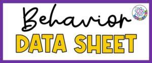 Printable Behavior Tracking Sheet Data Charts For Teachers