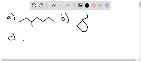 Solved Draw The Skeletal Formula For Each Of The Following A 3 Methylheptane B