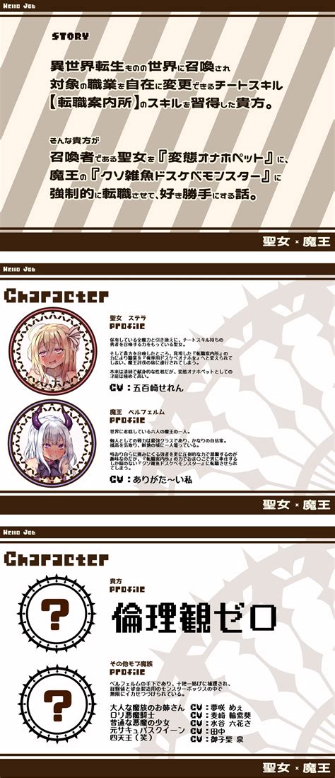 【無様落ち おほ声】ドスケベチート【転職案内所】で、聖女を『変態オナホペット』、魔王を『クソ雑魚ドスケベモンスター』に転職させてみた。もどちてッもどちてぇぇェェ [kurotuki