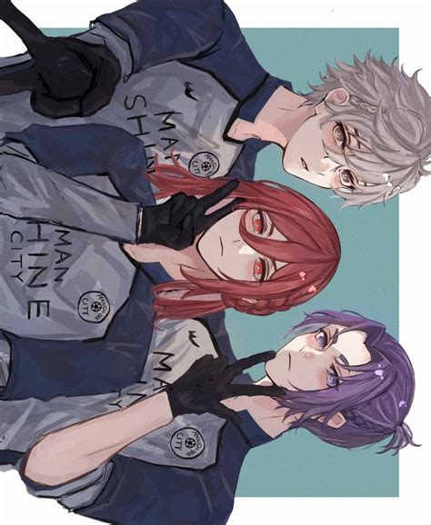 Nagi Seishirou Chigiri Hyoma And Mikage Reo Blue Lock Drawn By Sanadesu Danbooru