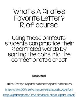 R Controlled Vowel Sort By Mrs A J Leonard TPT