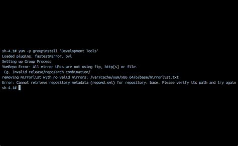 How To Install Packages Through Yum In Centos 610 Yumrepo Error All Mirror Urls Are Not Using
