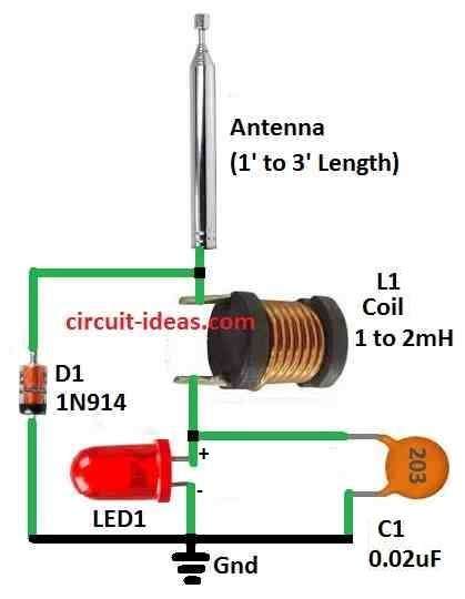 Simple Rf Sensor Without Battery Circuit Circuit Ideas For You