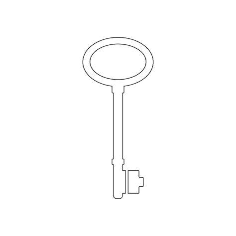 Premium Vector Key Logo