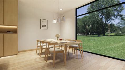 3d 렌더링 인테리어 하우스 현대 미니멀 한 스타일의 아파트 레지던스와 현대적인 오픈 거실 공간 홈 장식 인테리어 디자인 아이디어 침실 나무 소재 0명에 대한 스톡 사진 및