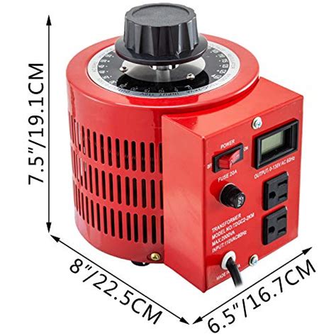 Mophorn Variable Transformer 2000va 110v 60hz Varic 0 230 Volt Adjustable Output Variable Ac