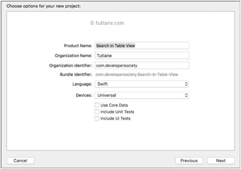 Ios Ui Search Bar In Table View Tutlane
