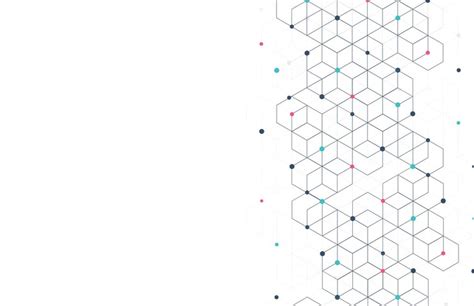 Premium Vector Abstract Geometric Boxes Pattern Dot Line Connection Background Modern