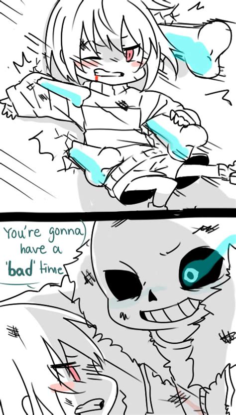 Frisk Chara And Sans Undertale Drawn By Big Cat Shan Danbooru