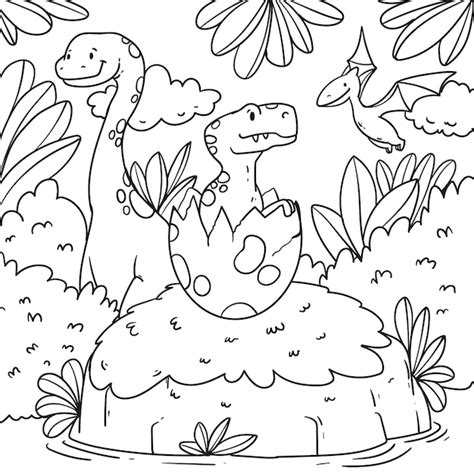 Illustration De Livre De Coloriage Vecteur Gratuite