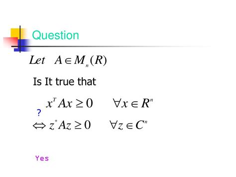 Ppt Positive Semidefinite Matrix Powerpoint Presentation Free