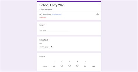 How To Make A Questionnaire On Google Forms Templates Sample Printables