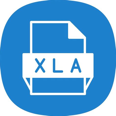 Xla File Format Icon 16903795 Vector Art At Vecteezy