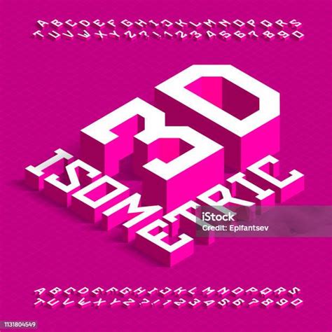 3d 아이소메트릭 알파벳 글꼴입니다 3d 효과 기하학적 문자와 숫자 그림자 3차원 형태에 대한 스톡 벡터 아트 및 기타 이미지 3차원 형태 그림자 기하 도형 Istock