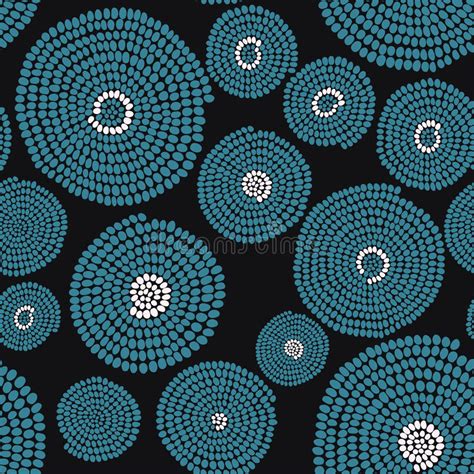 Традиционный африканский орнамент с свирлями Безшовная скороговорка вектора Иллюстрация вектора