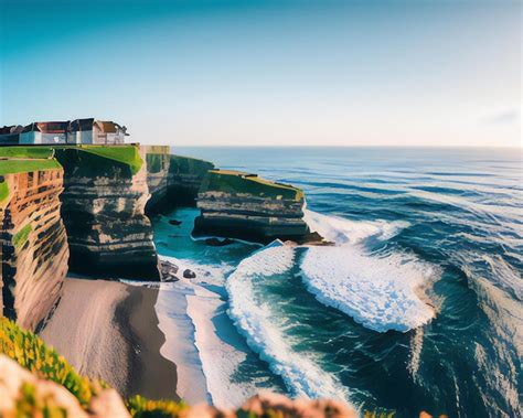 Premium Ai Image Famous Cliffs Of Moher In County Clare Ireland
