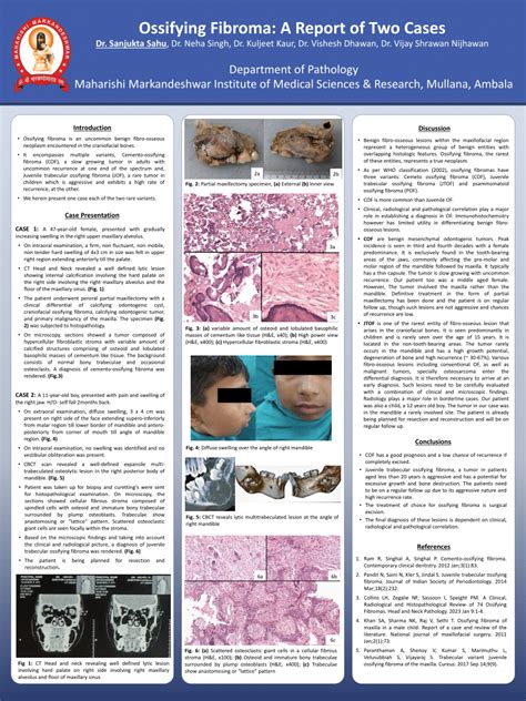 Pdf Ossifying Fibroma A Report Of Two Cases