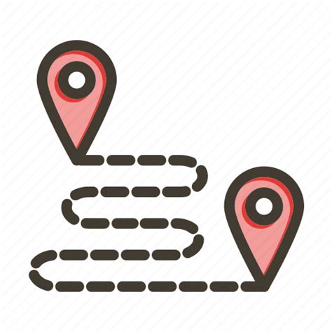 Tracking Delivery Location Map Navigation Icon Download On Iconfinder