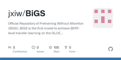 Github Jxiw Bigs Official Repository Of Pretraining Without Attention Bigs Bigs Is The