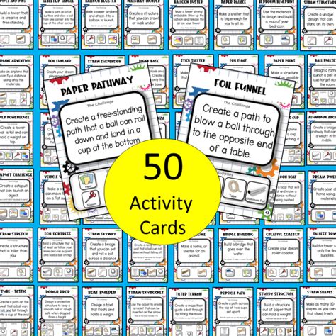 50 Stem Task Cards Hands On Teaching Ideas