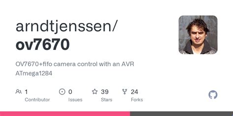 GitHub Arndtjenssen Ov OV Fifo Camera Control With An AVR ATmega