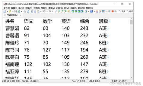 Matlab文本处理进阶篇的课后习题，matlab小白到高手的必刷题matlab中将text1到text5的值相加到text6 Csdn博客