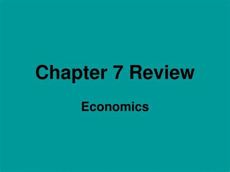 PPT Chapter 7 Review PowerPoint Presentation Free Download ID 443166