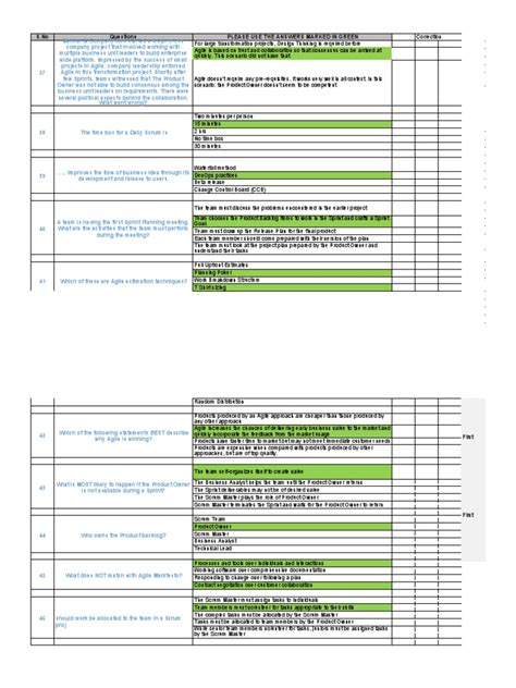 s no questions please use the answers marked in green pdf scrum software development
