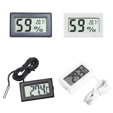 Mini Digital LCD Indoor Convenient Temperature Sensor Humidity Meter Thermometer Hygrometer