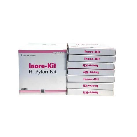 Thuốc điều Trị Viêm Loét Dạ Dày Tá Tràng Inorre Kit H Pylori Kit Hộp 7
