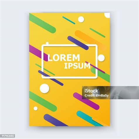 기하학적 패턴 배경으로 커버입니다 브로셔 전단지 디자인 레이아웃 템플릿을 벡터 A4 일러스트 레이 터 벡터 크기 개념에 대한 스톡 벡터 아트 및 기타 이미지 Istock