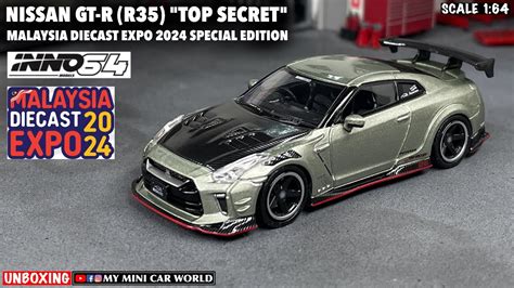 『my Mini Ca Mr World』unboxing Inno64 Nissan Gt R R35 “top Secret” Mdx 2024 Special Edition