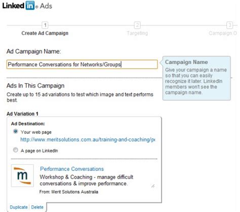 How To Create LinkedIn Ads The Basic Steps Small Business Odyssey