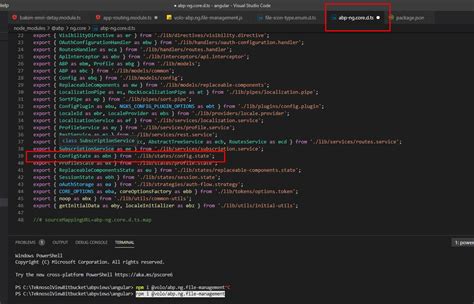 Abp File Management Angular Ui 443 Support Abpio