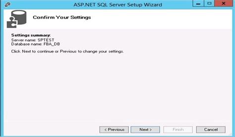 Creating Sql Sever Database For Authentication Using Membership And